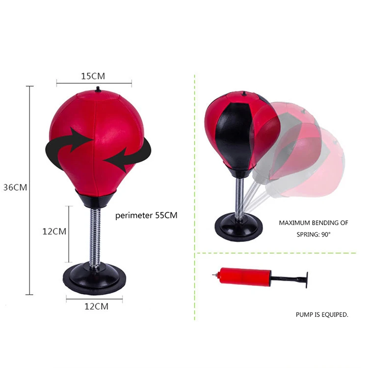 Mini Desktop Kick Boxing Punching Punch Ball Bag - Buy Desktop Punch ...
