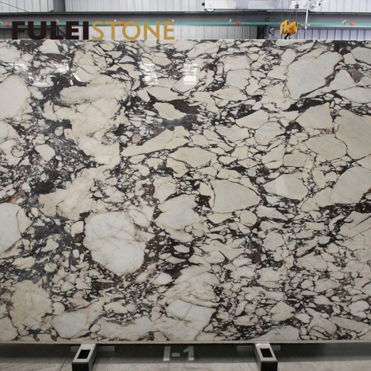 Top Quality Polished Natural Italian Red Calacatta Viola Marble Slab ...