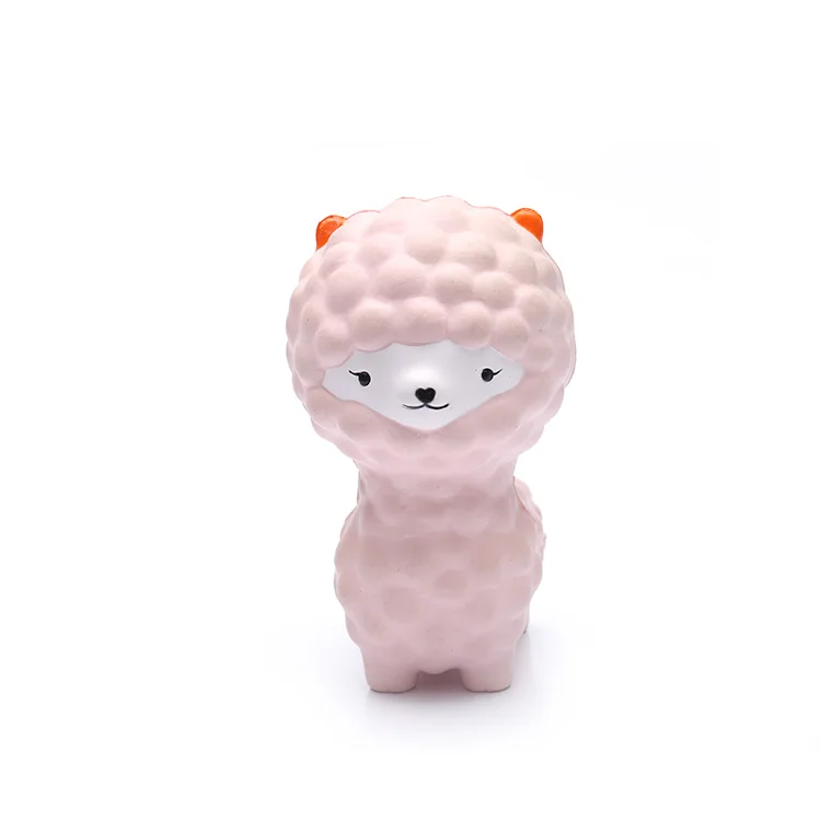 Custom Logo PU Foam Goat Shaped Stress Ball - Scented Toy