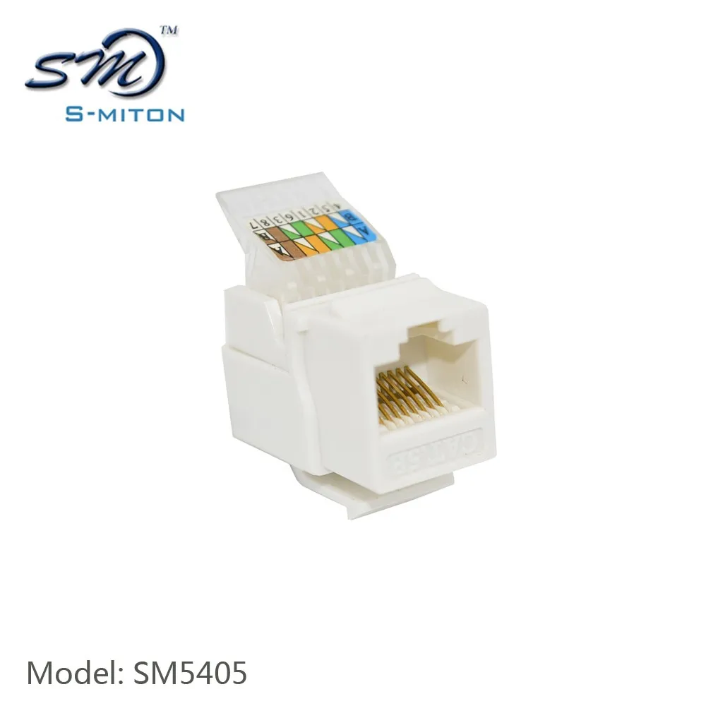 White RJ45 Keystone CAT5 ModuleJack Free Tool from China Manufacturer ...