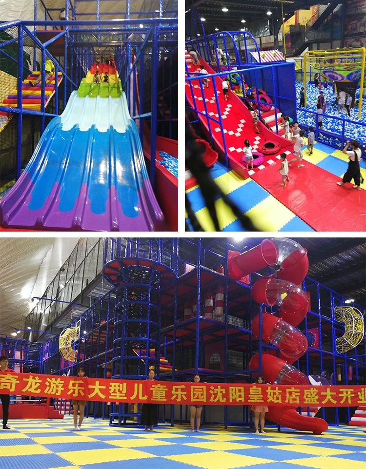 Indoor Slide Large Kids Soft Playground Equipment Big Indoor Playground ...