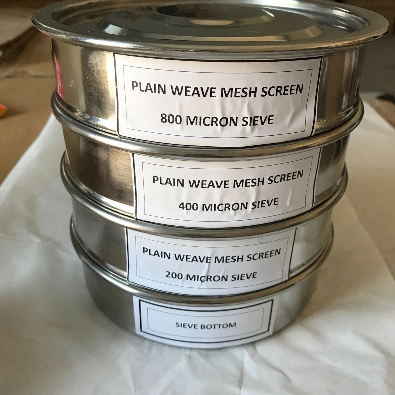 100 150 200 300 400 500 600 Micron Ss Wire Mesh Filter Mesh Test Sieves