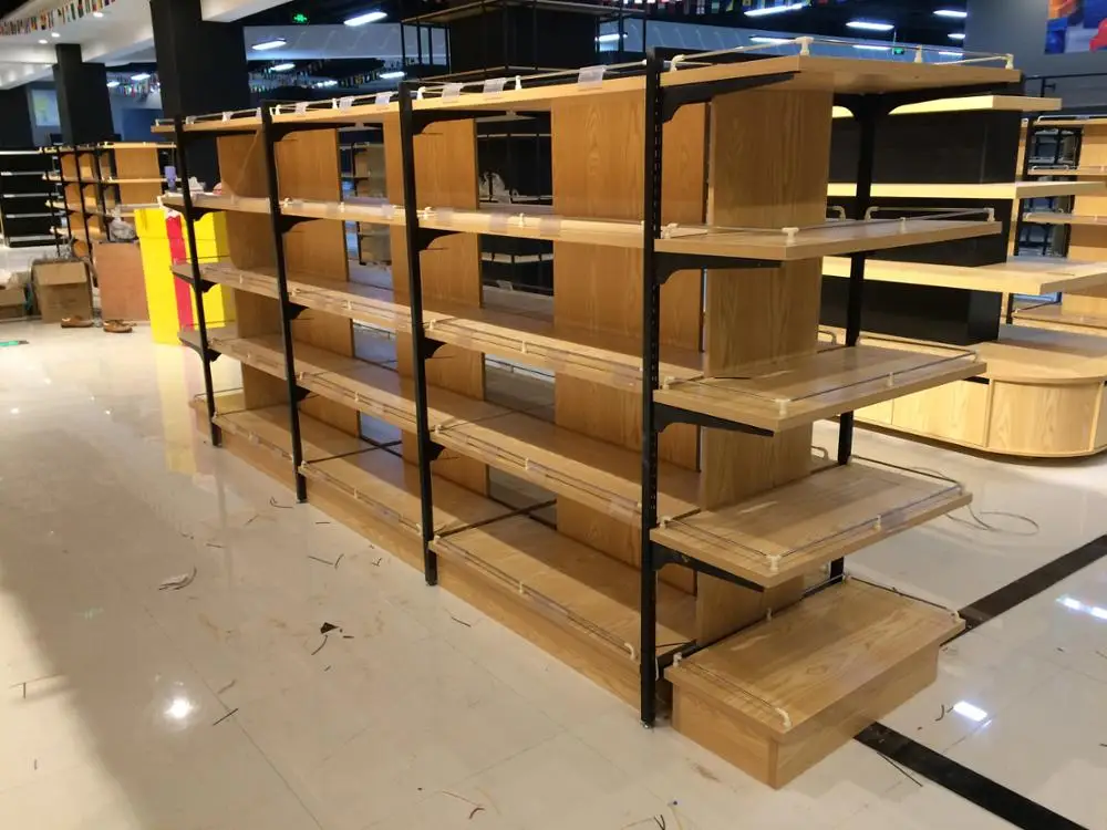 New Style Popular Wooden Supermarket Shelf For Retail Store - Buy ...