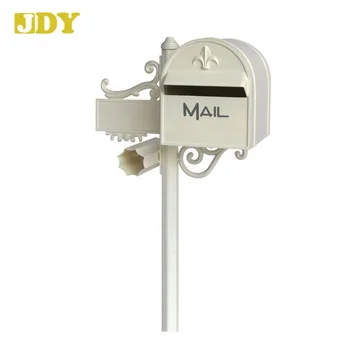 #8230 Free Standing Letterbox Small Aluminum Box With Newspaper Stand ...