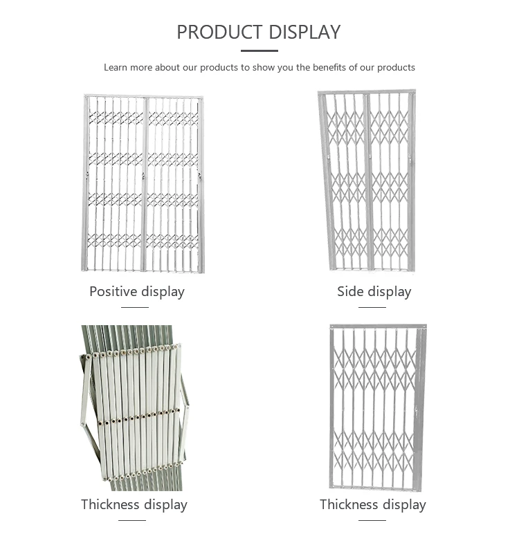 Collapsible Folding Sliding Door Security Grilles for Window and Door ...