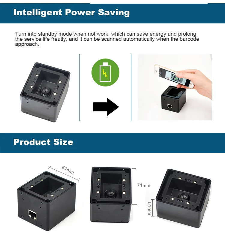 Rakinda Qr Code Door Lock Long Range Oem Reader Barcode Scanner Module ...