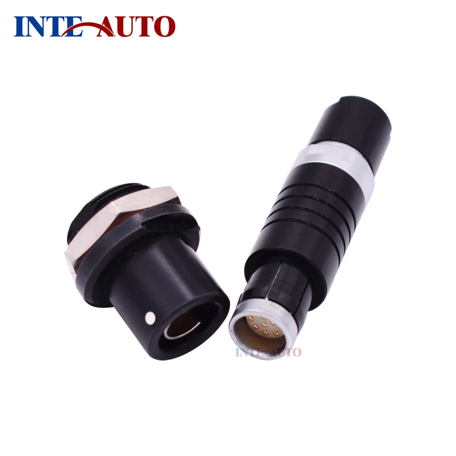 1f Quick Release M12 Cable Connector Multiple Plug Front Projecting ...