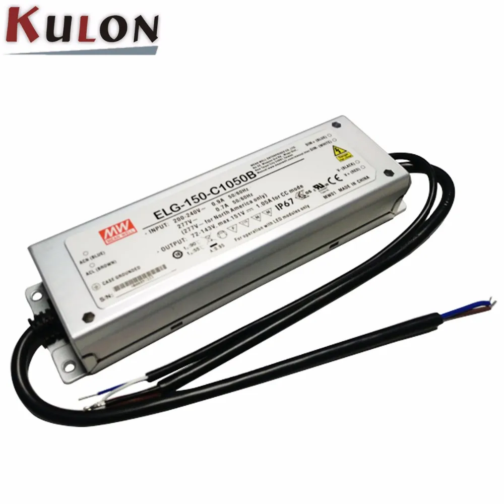 Meanwell Elg-100-c1050b Ip67 1050ma Waterproof 100vdc "constant Voltage ...