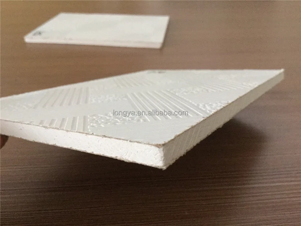 Pvc Film 2X2 Gypsum False Ceiling Tile Pvc Laminated Gypsum Ceiling ...