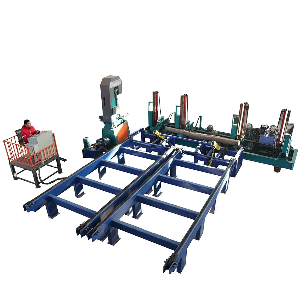 Twin Vertical Style Wood Band Saw Machine - Buy Twin Blade Sawmill ...
