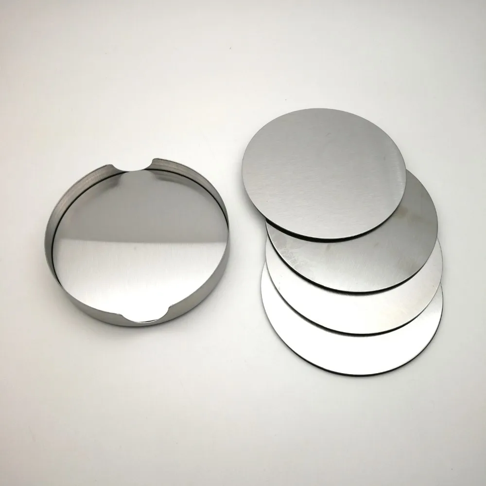 Round High-end Factory Price Magnetic Metal Bottle Opener Coaster For ...