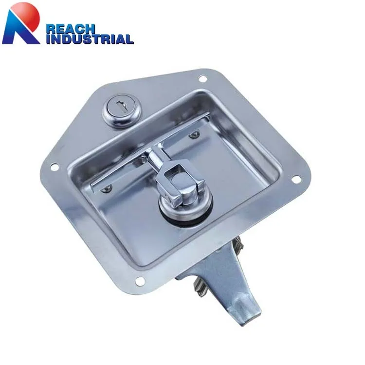 Stainless Steel Tool Box Handle Folding T Handle Lock,Folding Drop T ...