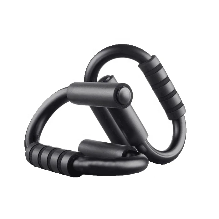 Gym Fitness Foam Padded S Shape Steel Push-up Bar Push-up Grips Push Up ...