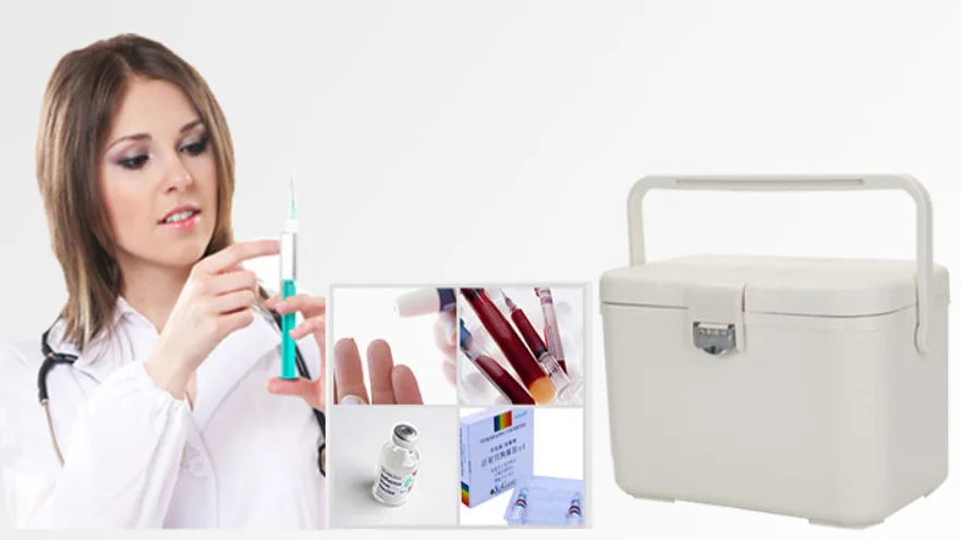 12L Portable Hospital Vaccine Blood Transport Medical Cooler