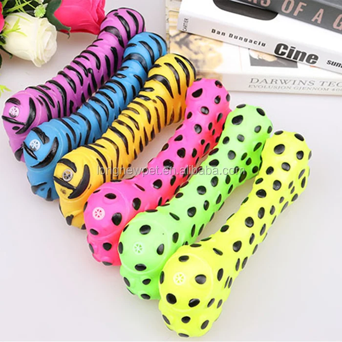 Colorful Bone Shaped Pet Toy Squeaky Dog Toys For Chewing - Buy Talking ...