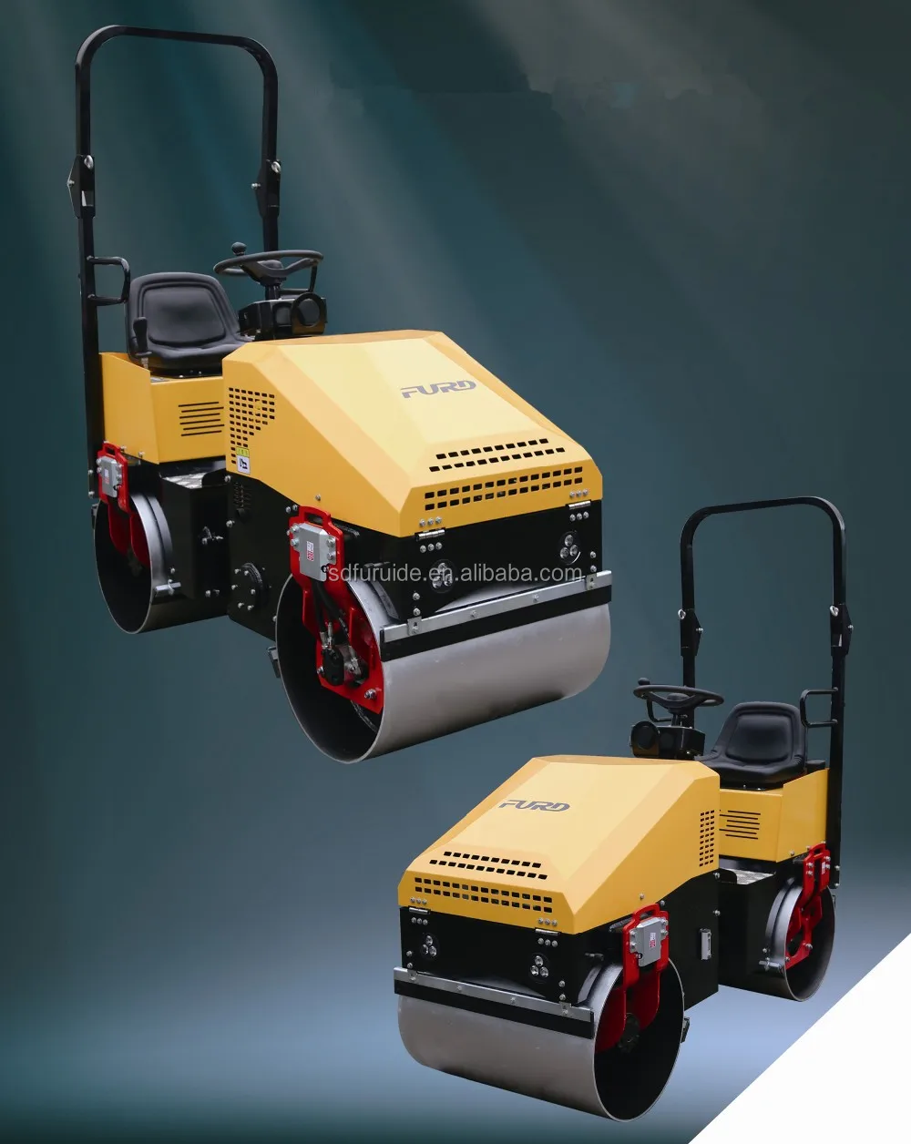 1000kg Hydraulic Small Vibratory Tandem Roller (FYL-890)