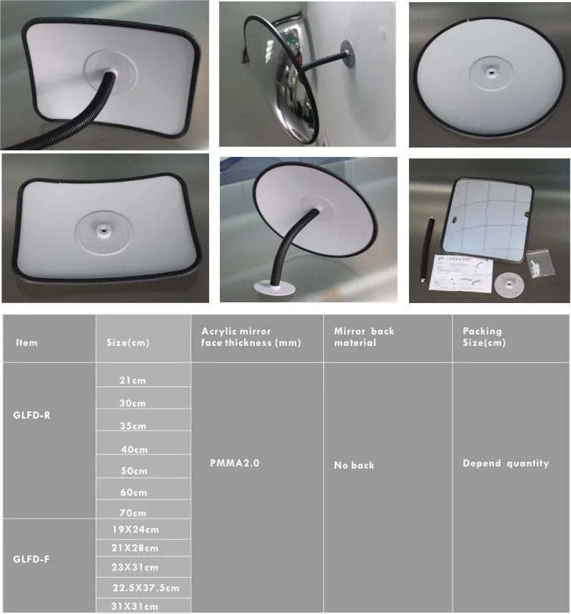 Portable Acrylic Under Vehicle Inspection Mirror With Wheels And Torch ...