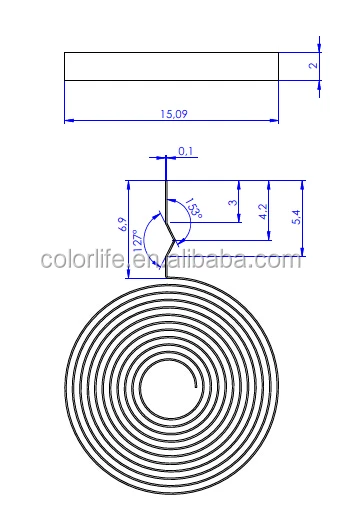 Bimetal Spiral Spring Design Spiral Spring Coil - Buy Bimetal Spiral ...