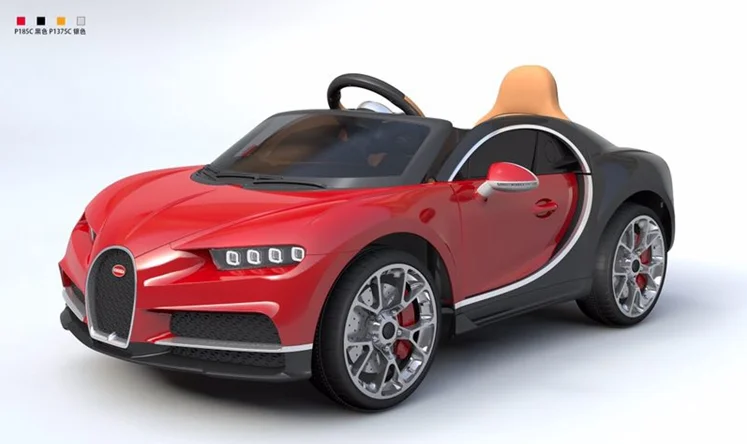Bugatti 12v Kids Electric Sports Car Toy For 1-8 Years With Remote ...