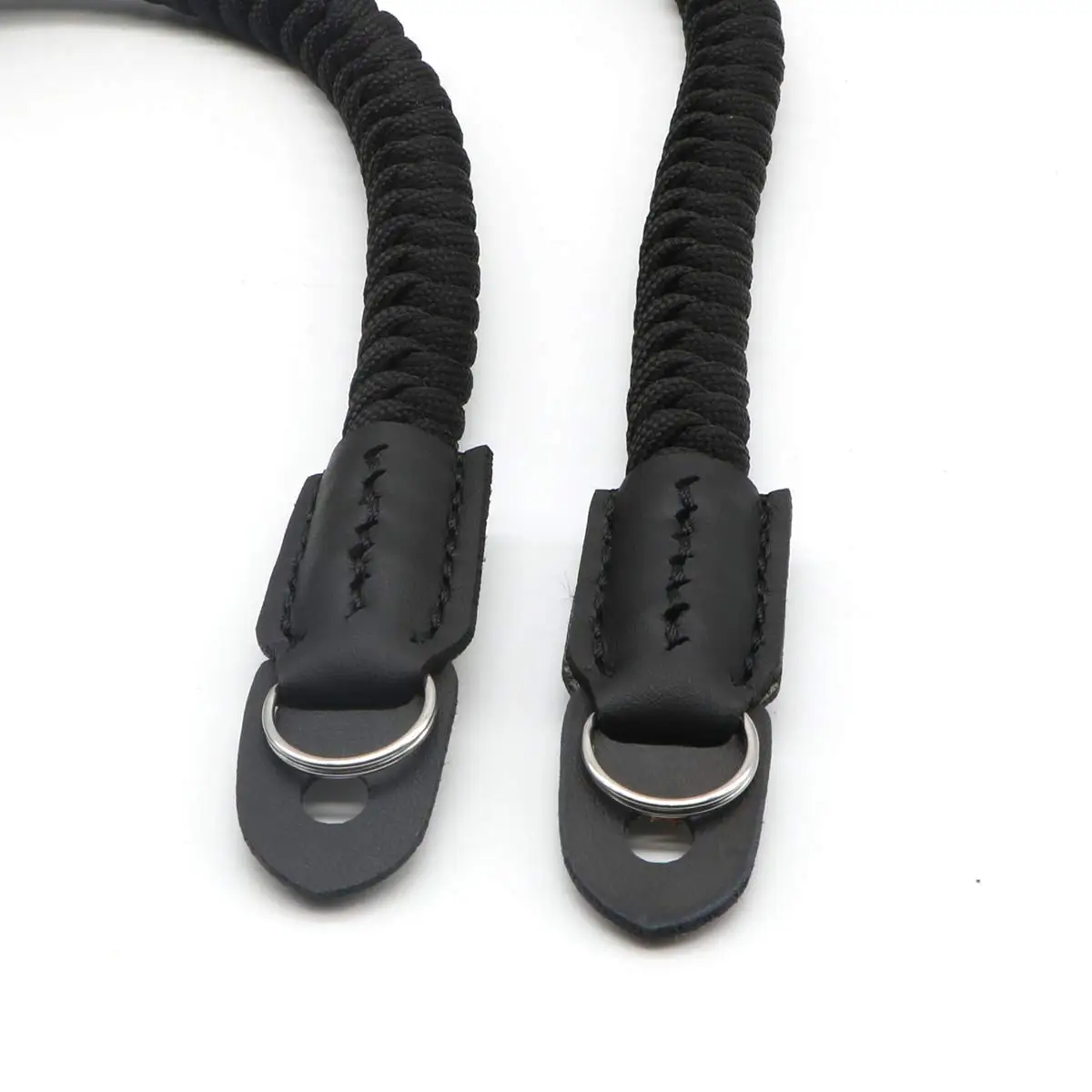 Black Style Paracord Woven Camera Neck Shoulder Strap Belt Handmade For ...