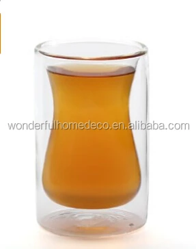 Epare Double-wall Insulated 3.3-ounce Turkish Style Tea Cups /glass ...