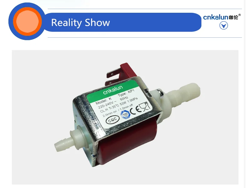 24V,100-240V 15bar Coffee Machine - High Pressure Solenoid Pump