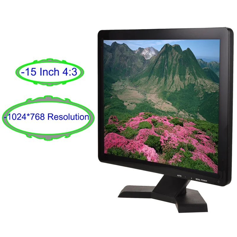 Dc 12v 15 Inch Lcd Tv Monitor With Av Input - Buy 15 Inch Lcd Monitor ...