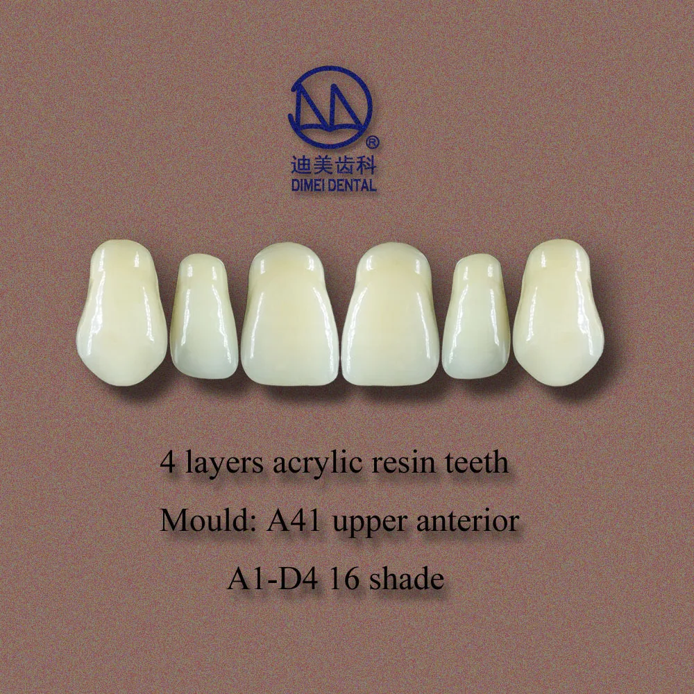 High Abrasion Resistance Denture Material,4/3/2 Layers Acrylic Teeth ...