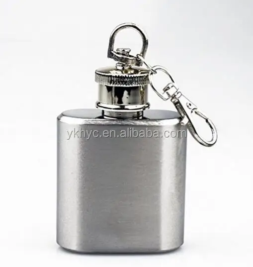 Portable 1oz Stainless Steel Alcohol Flagon,Keychain High Quality Mini ...