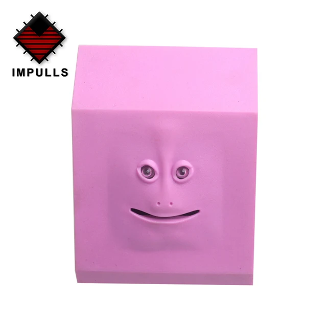 Face Money Eating Box Automatic Saving Bank Chewing Piggy Bank Cat Safe ...