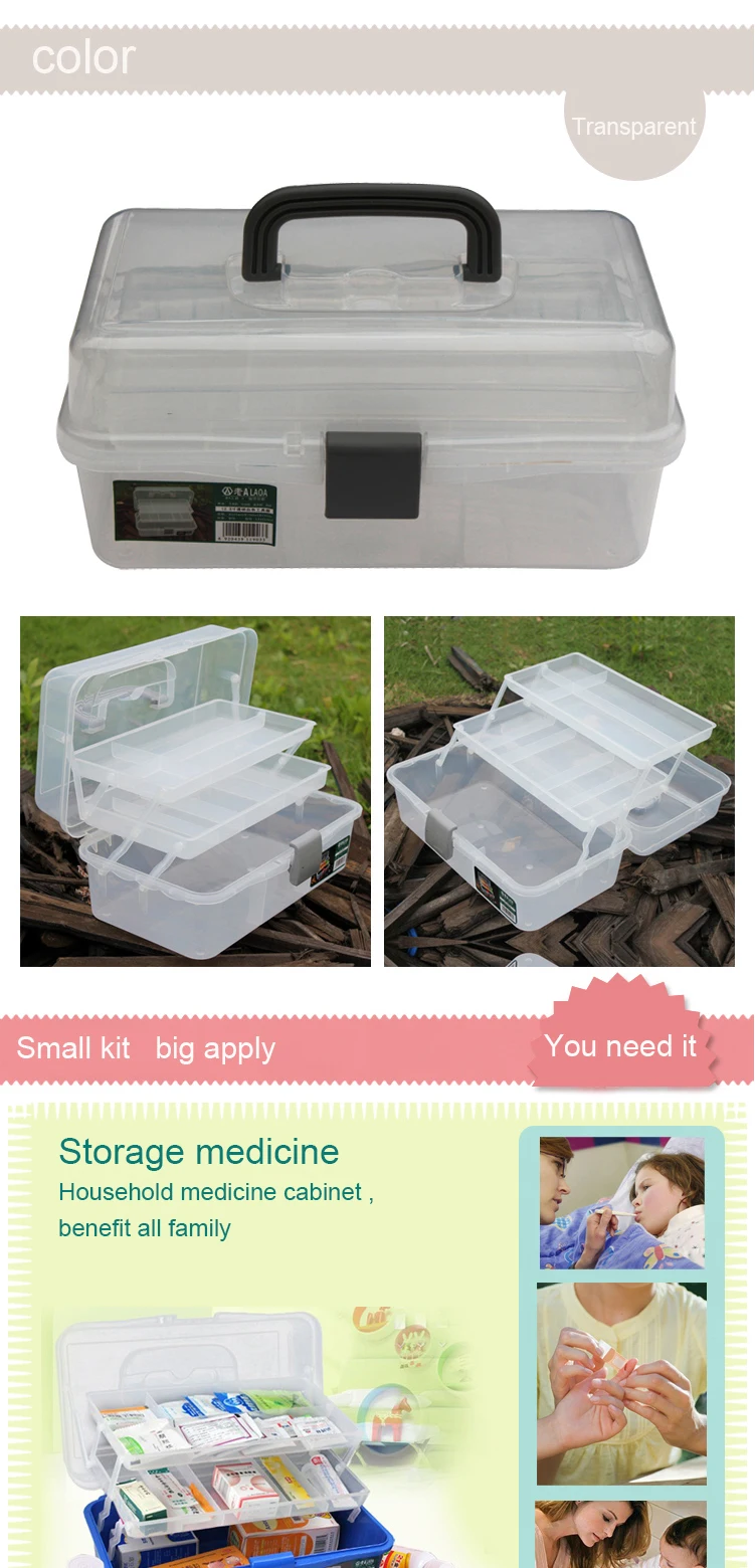 Plastic Laptop Tool Kit 3 Layers Home Use Hardware Tool Box - Buy Trade ...