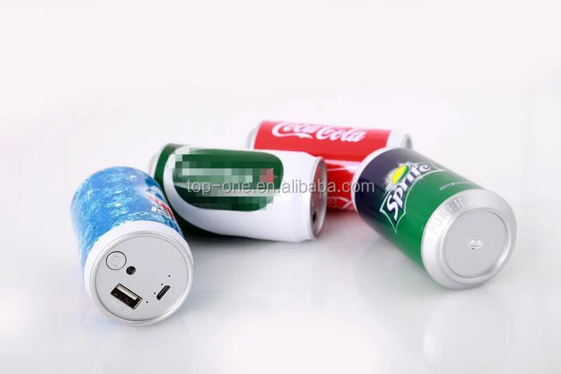 Uniek Ontwerp Voor Coco Cola Kan Ronde Power Bank, Draagbare Powerbank ...