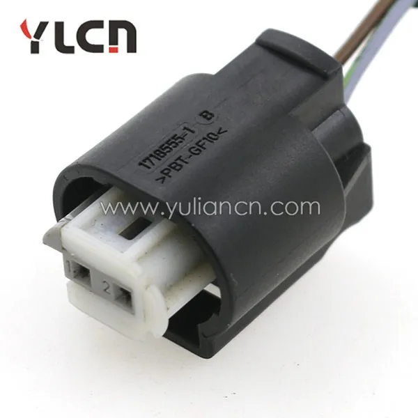 Female 2 Pin Wire Harness Connector 1718555-1 - Buy Female Wire ...