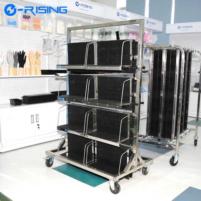 Hanging Basket Esd Pcb Storage Trolley Smt Pcb Storage Cart - Buy Pcb ...