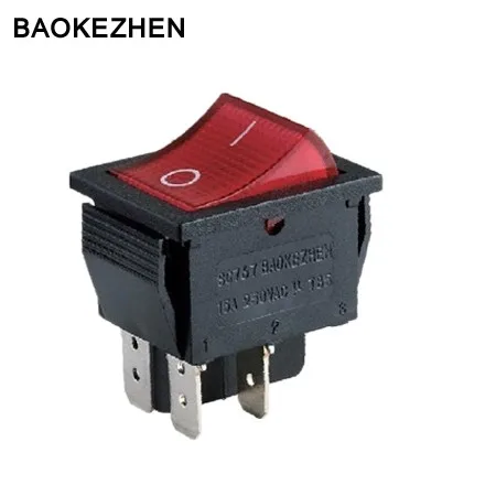 BAOKEZHEN SC767 Double Pole Rocker Switch - Reliable On-off