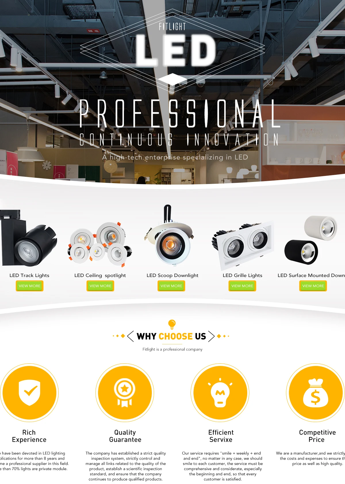 Dongguan Fitlight Lighting Co., Ltd. - LED Track Light, LED Downlight