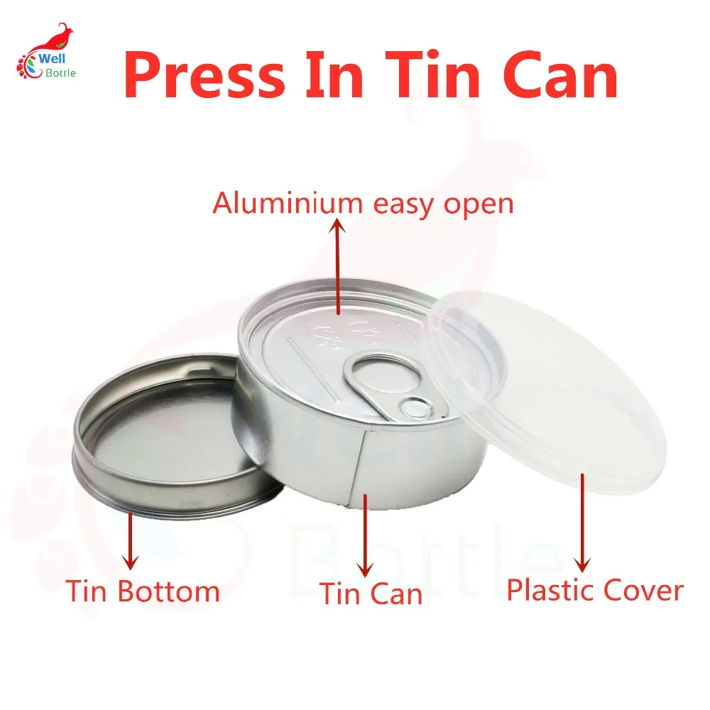 In Stock Empty Ring Pull Tuna Canned 100ml Metal Tin Cans With Lid Tc ...