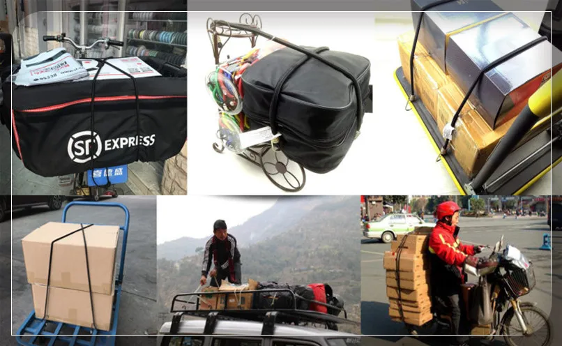 Bicycle Elastic Rope With Hook/tie Downs Bungee Rope/car Luggage Rope ...