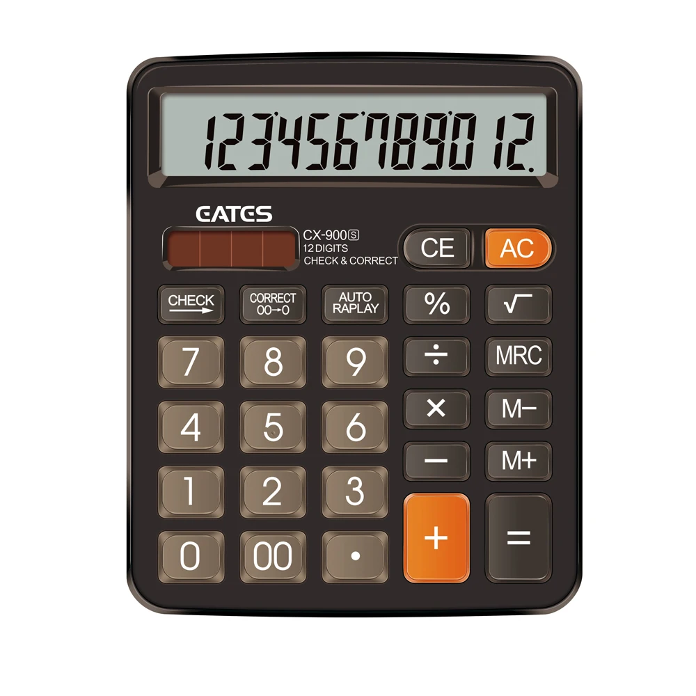 EATES CX-900S 12 Digit Check & Correct Calculator - High Quality