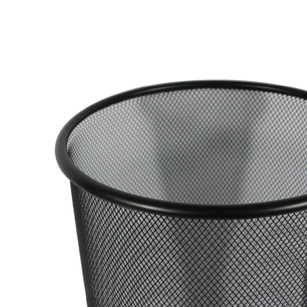 Wideny Office Supply Square Black Metal Wire Mesh Trash Bin - Buy Metal ...