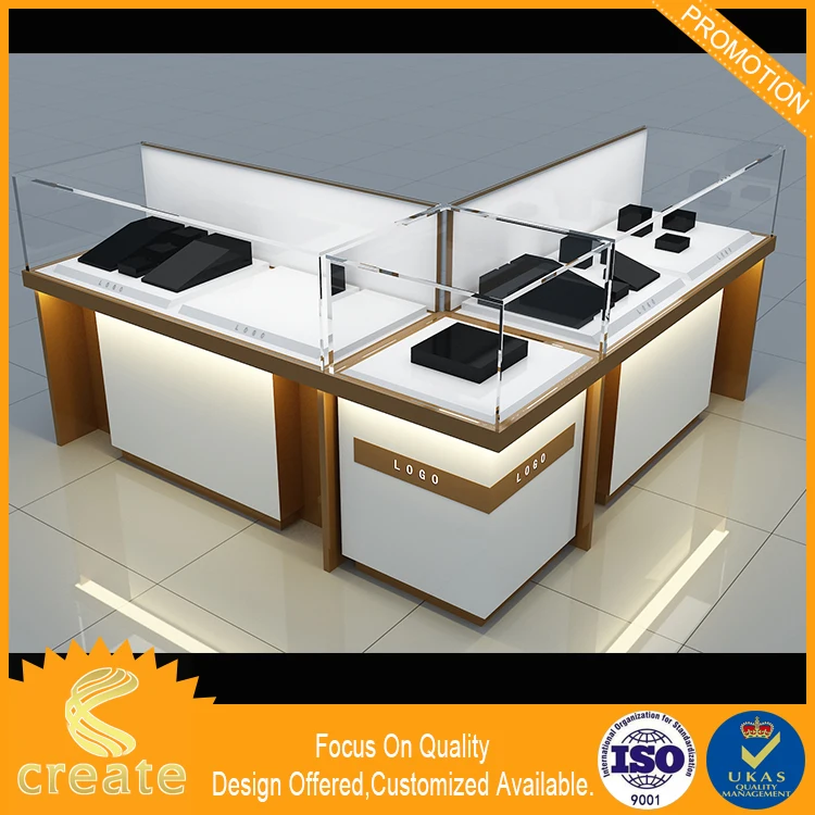 Customized Metal Round Jewelry Display Showcase,Luxury Jewellery Shop ...