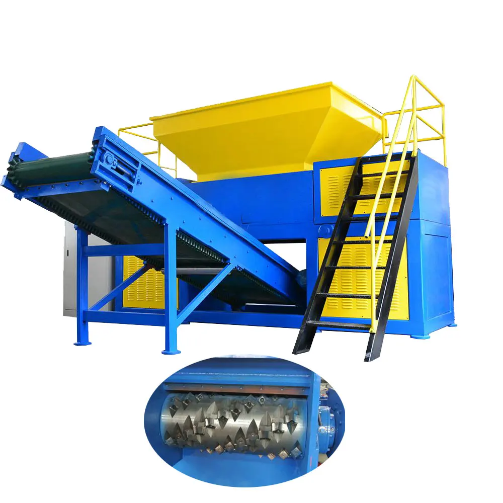 Plastic Recycle Rubbish Shredder Chipper Machine - 800-2000 Kg/hour