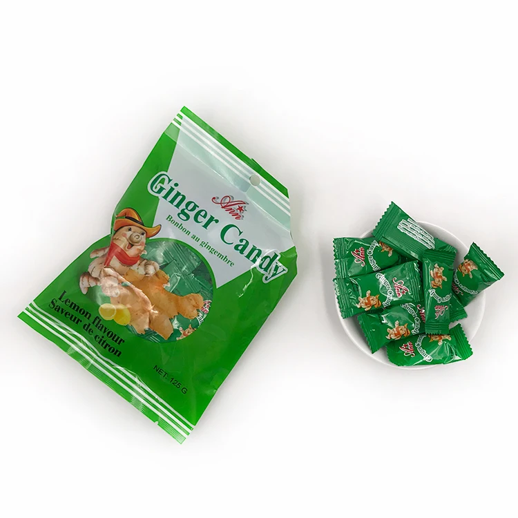 Hot Sale Sweet Ginger Candy High Quality Hard Ginger Candy Lemon Flavor ...