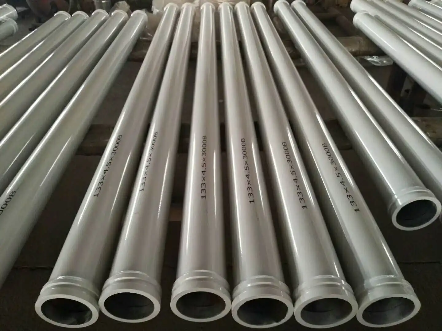 Black Wrapped Dn125 Dn150 Flexible Concrete Pump Rubber Hose / Cement ...