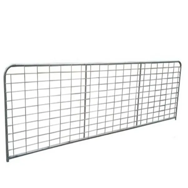 Heavy Duty 12ft Farm Half Mesh Gate with Hinge & Latch Hardware
