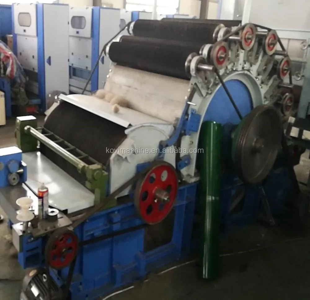 Automatic Cotton Wool Sliver Spinning Hemp Fiber Carding Machine ...