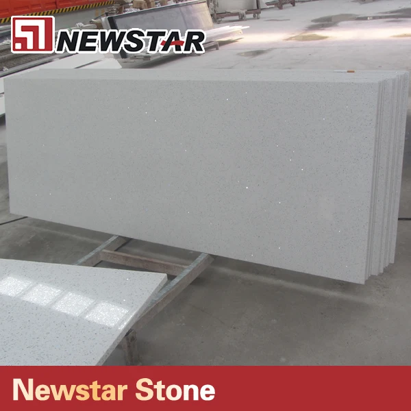 Crystal White Snow White Sparkle Quartz - Wholesale Countertops