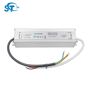 Electronic Led Converter 12v 24v 45w 3.75a 1.87a Waterproof Led Driver ...