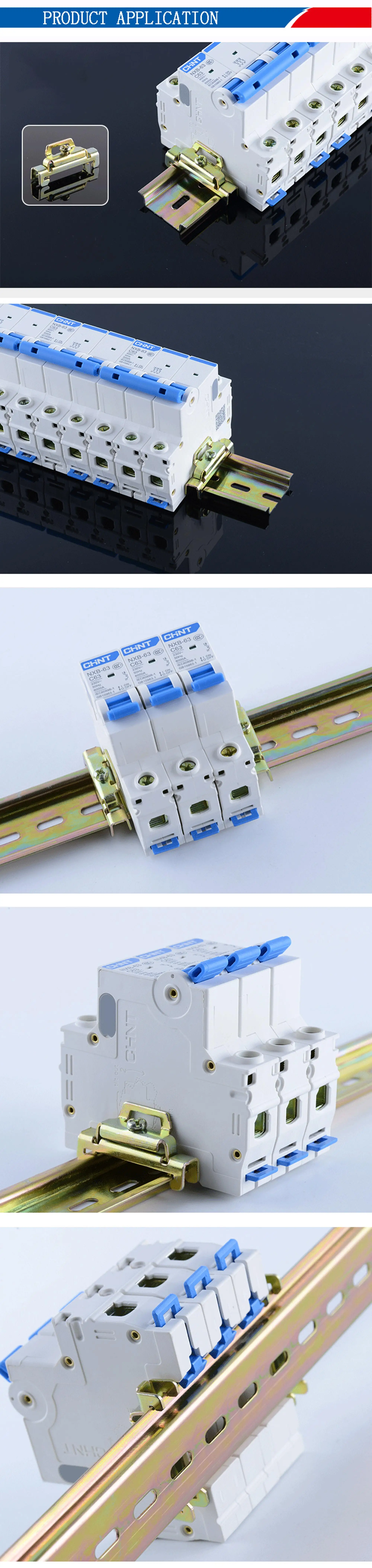 35mm Standard Din Rail End Clip Stop - Buy Din Rail End Clip,Din Rail ...