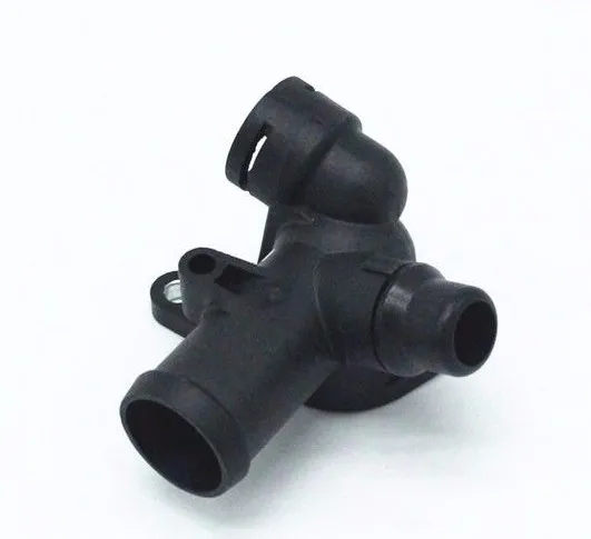 06b121132e Car Coolant Water Flange Elbow 90 Degree Thermostat Housing ...
